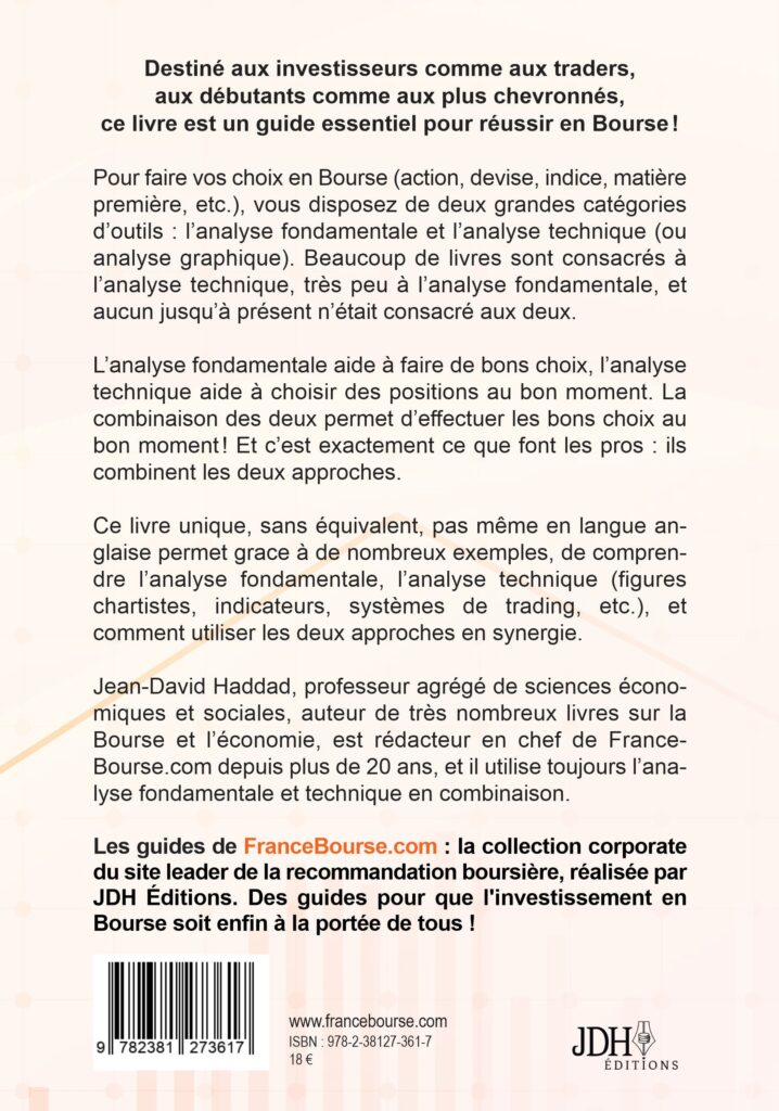 Analyse Fondamentale Et Analyse Technique Jdh éditions